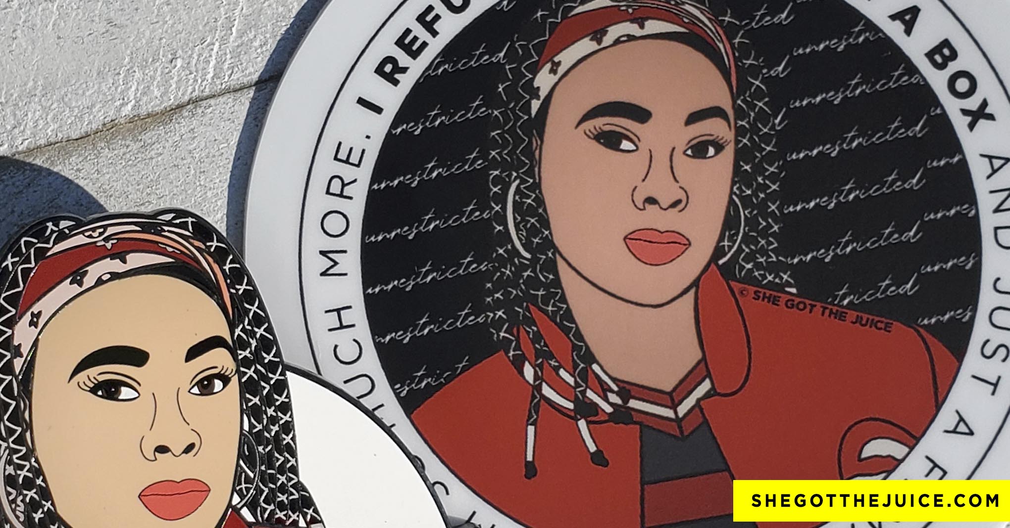 Unrestricted. Da brat Inspired Sticker » She Got The Juice
